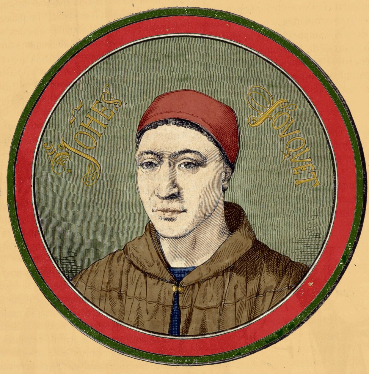 Portrait of Jean Fouquet by Unknown artist: Fine art print
