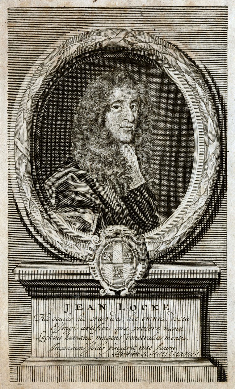 Portrait of John Locke, English philosopher