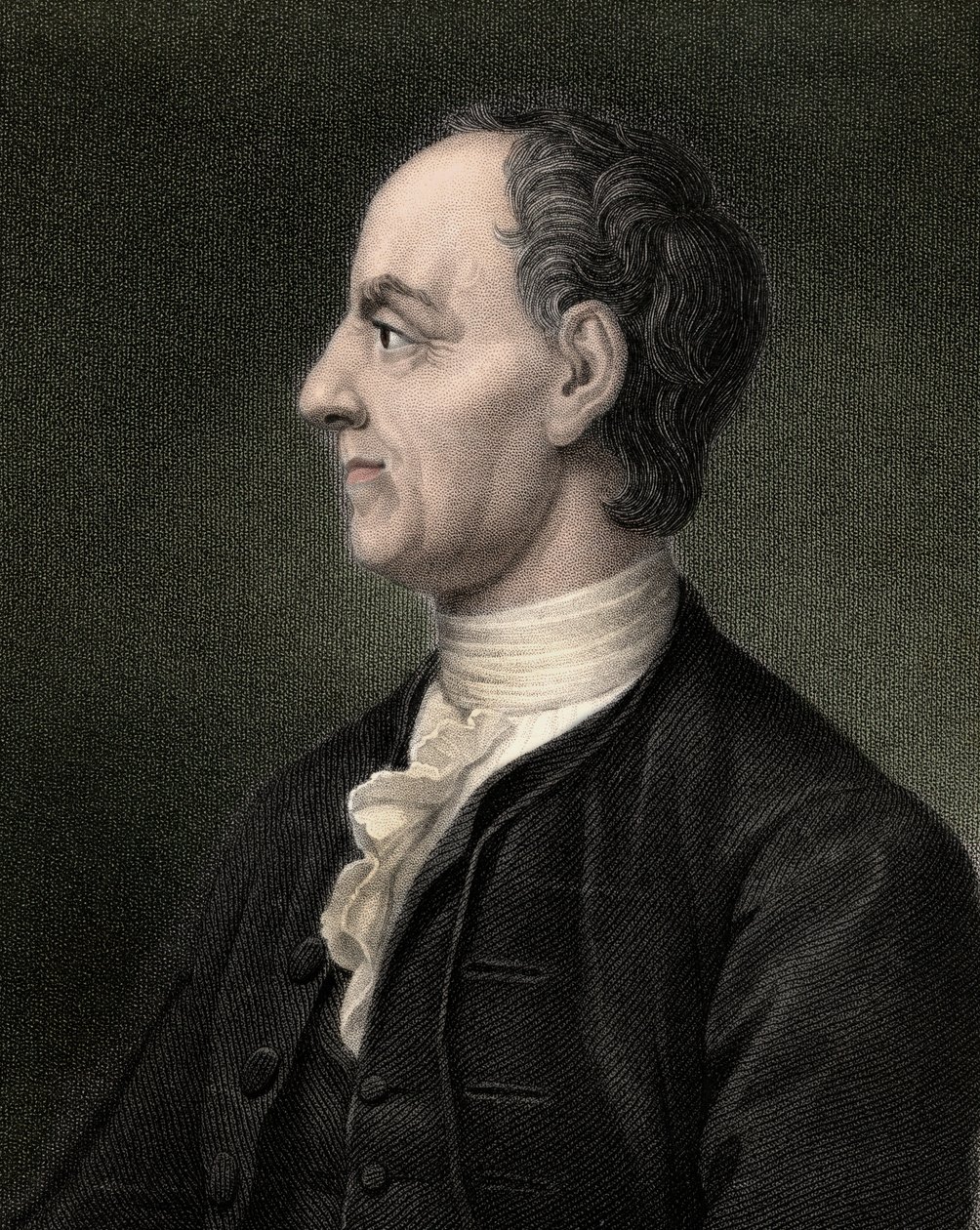 Portrait of Leonhard Euler, Swiss mathematician