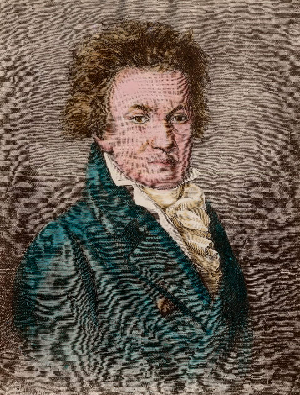 Portrait of Ludwig van Beethoven by Unknown artist