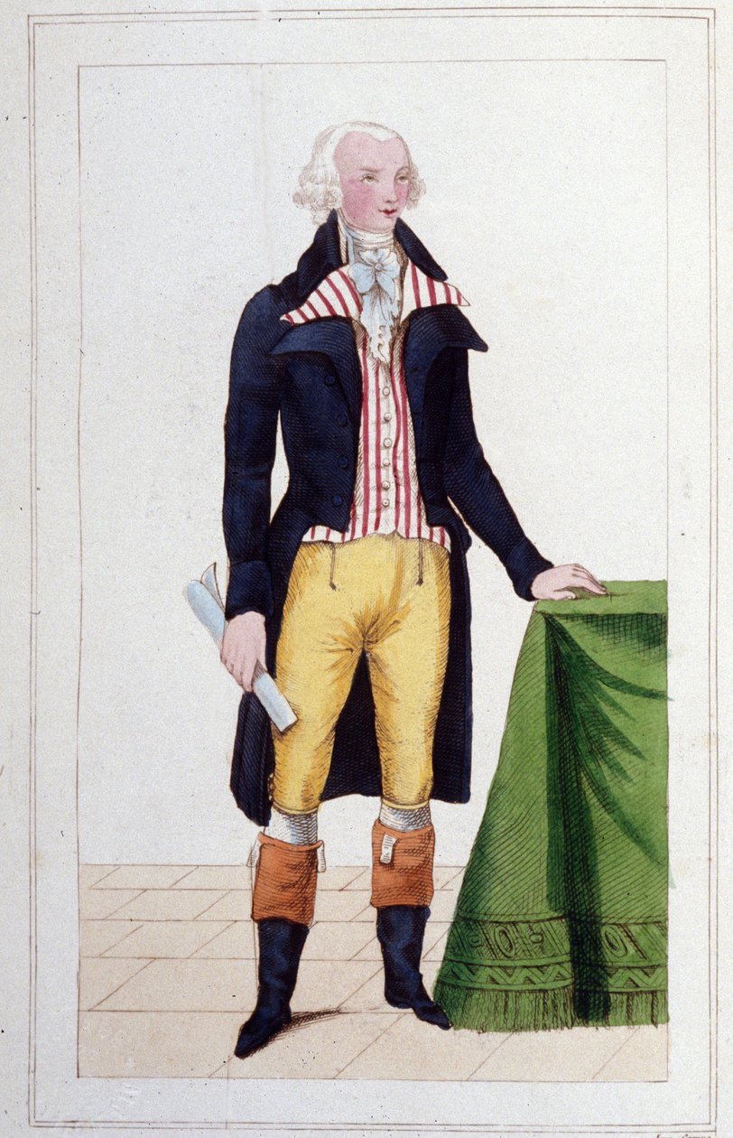 Portrait of Maximilian Robespierre (1758 - 1794)