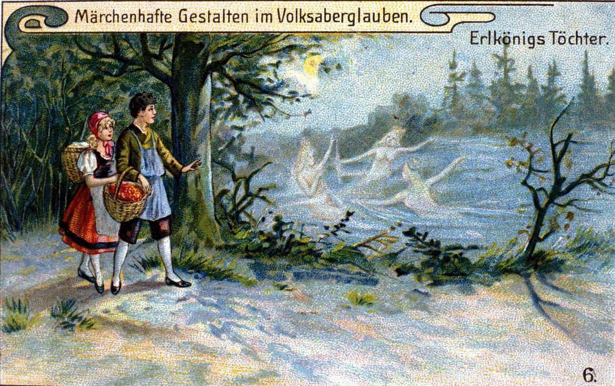 The daughters of the King of the Elves, wonderful character of German ...