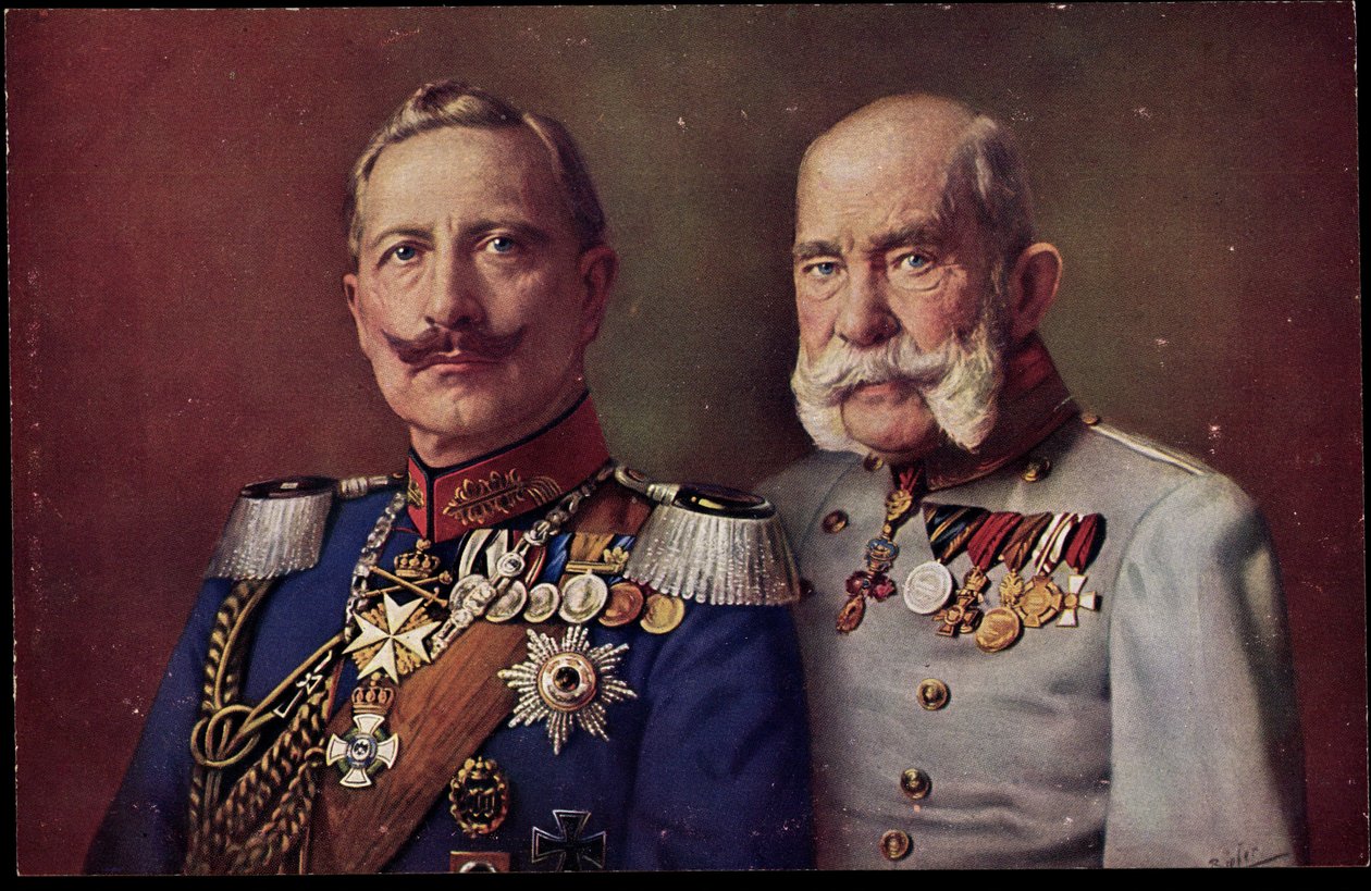 Artist Kaiser Wilhelm II, Emperor Franz Joseph I