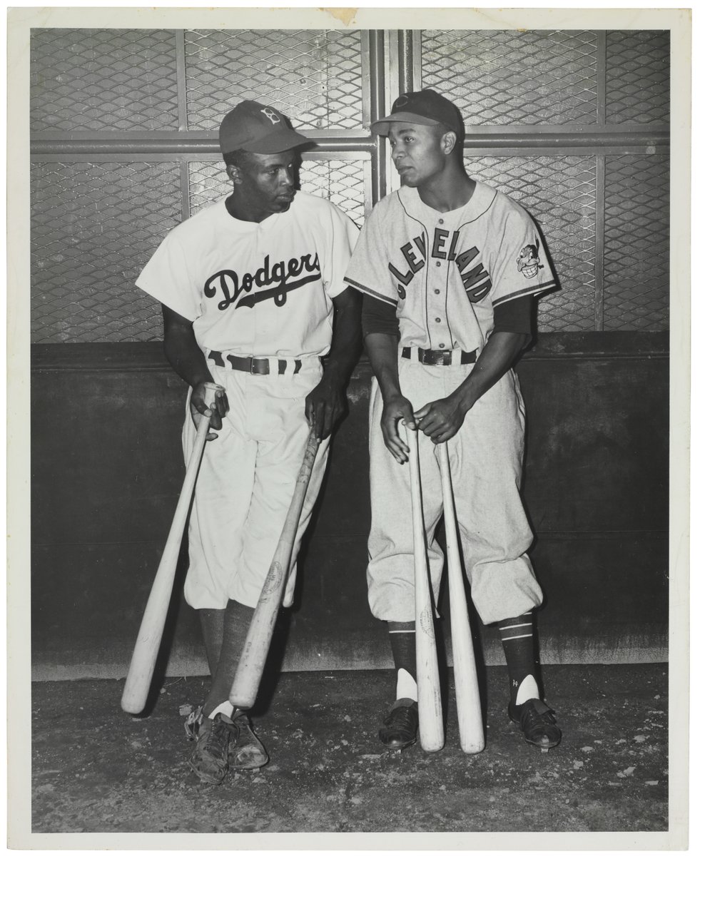 Jackie Robinson and Larry Doby, c.1947