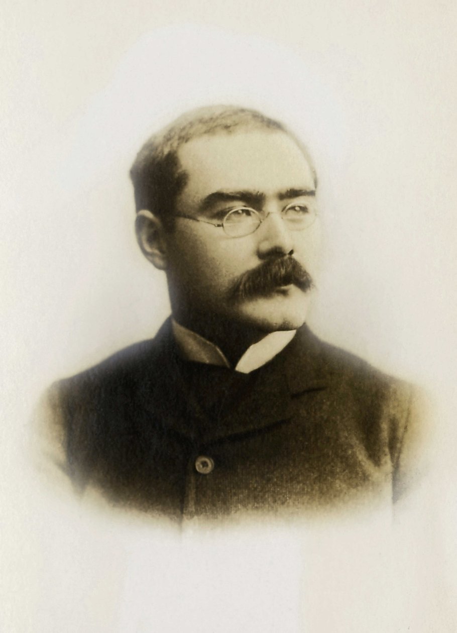 Portrait of Rudyard Kipling, English Writer