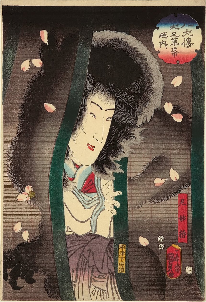 The nun cat (the actor Segawa Kikunojo V) from the series 'From the dog ...