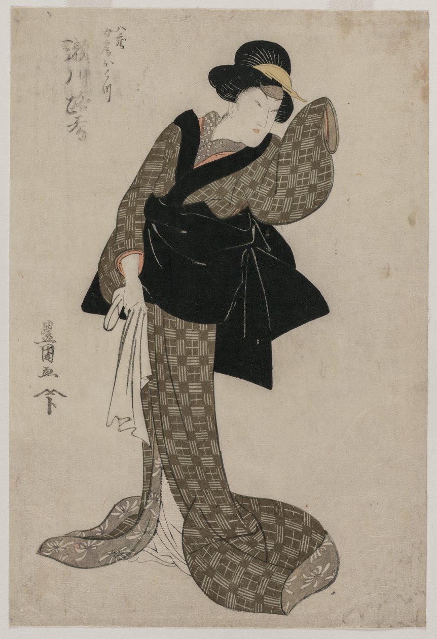 Segawa Roko as Hachizo's Wife Ohatsu, c. 1805
