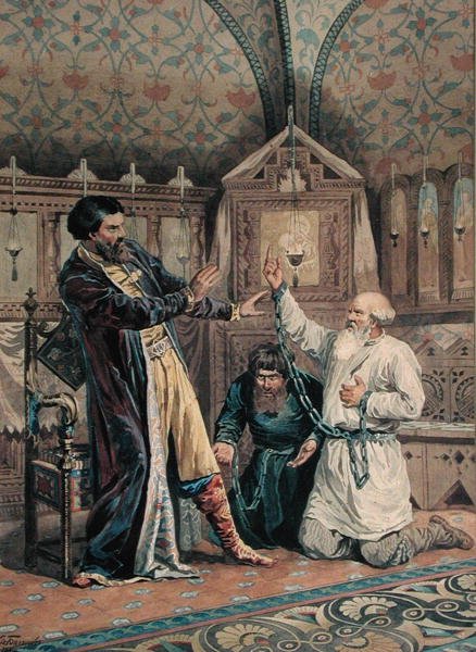 A Boyar's Court by V Belousov: Buy fine art print