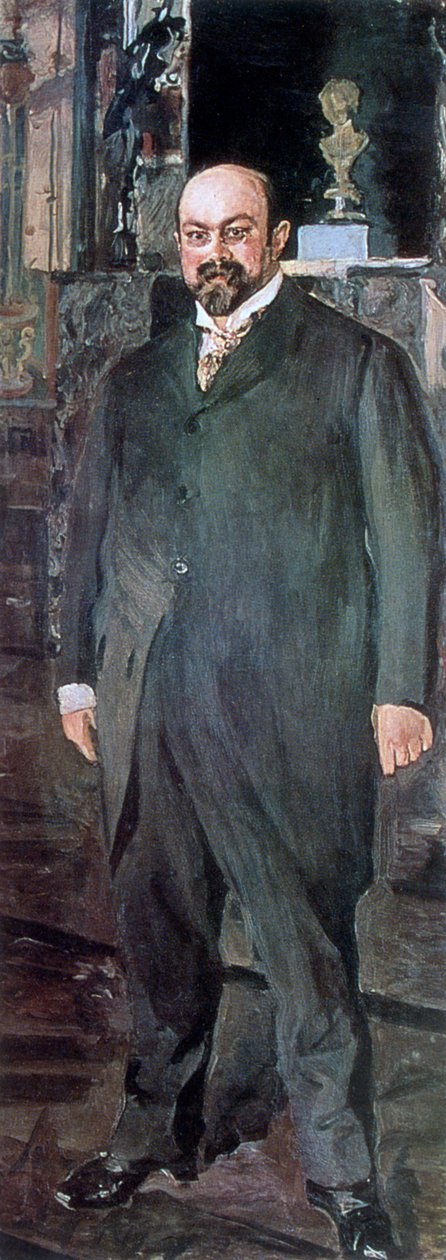 Portrait of Mikhail Abramovich Morozov by Valentin Serov