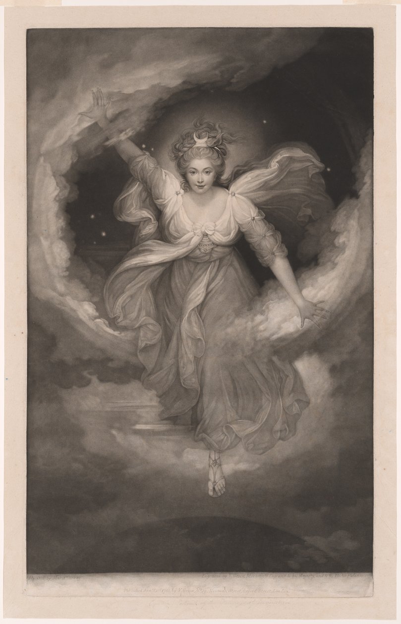 Georgiana Duchess of Devonshire, Portrait as Cynthia from Spenser's ...