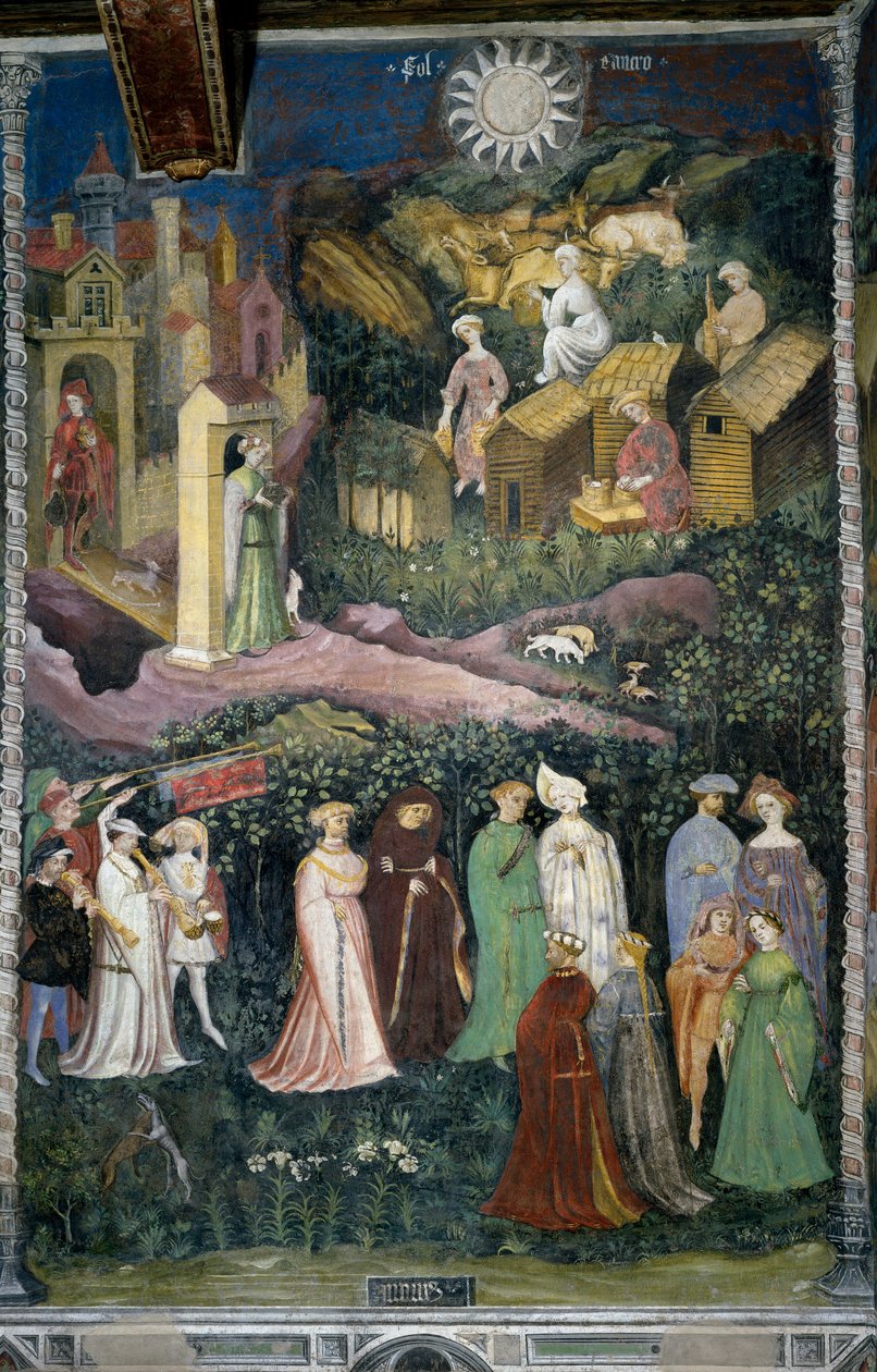 Month of June: Dance of Ladies and Horsemen