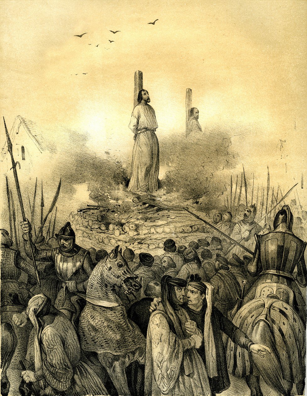 Death of Jacques de Molay, last grand master of the Order of the Templars