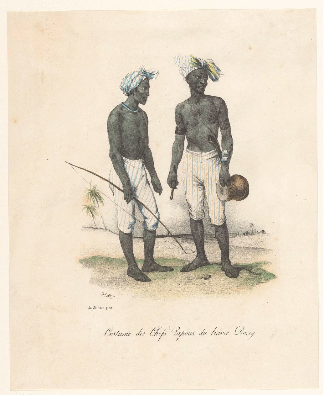 Clothing of the leaders of Havre-Dorey in Papua New Guinea