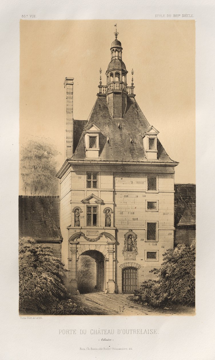 Picturesque Architecture or Monuments of the 15th and 16th Centuries ...