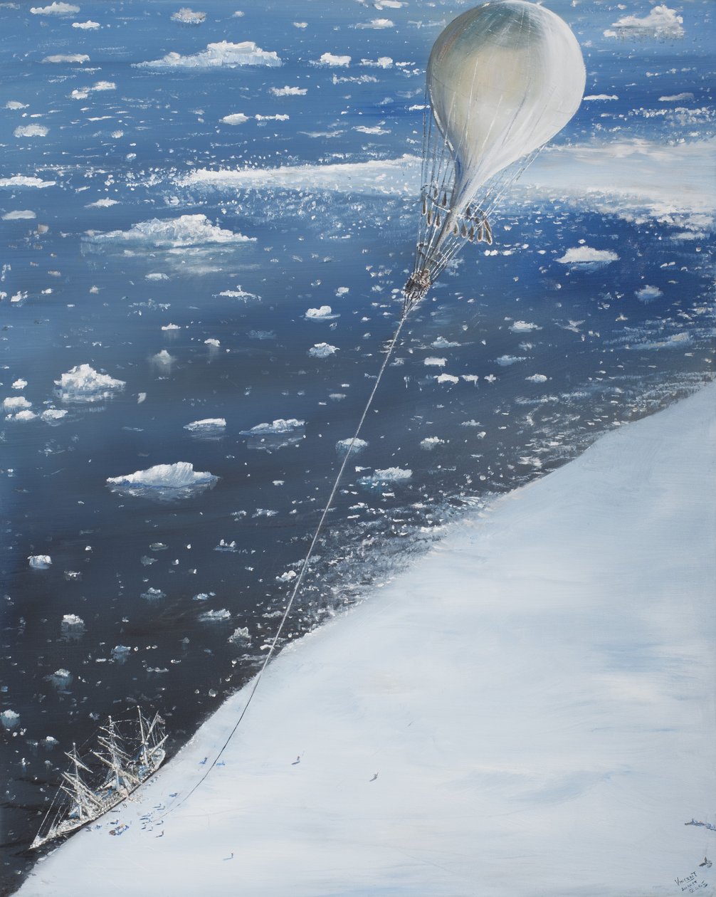 Antarctica's first Aeronaut Captain Scott 4th February 1902, 2005