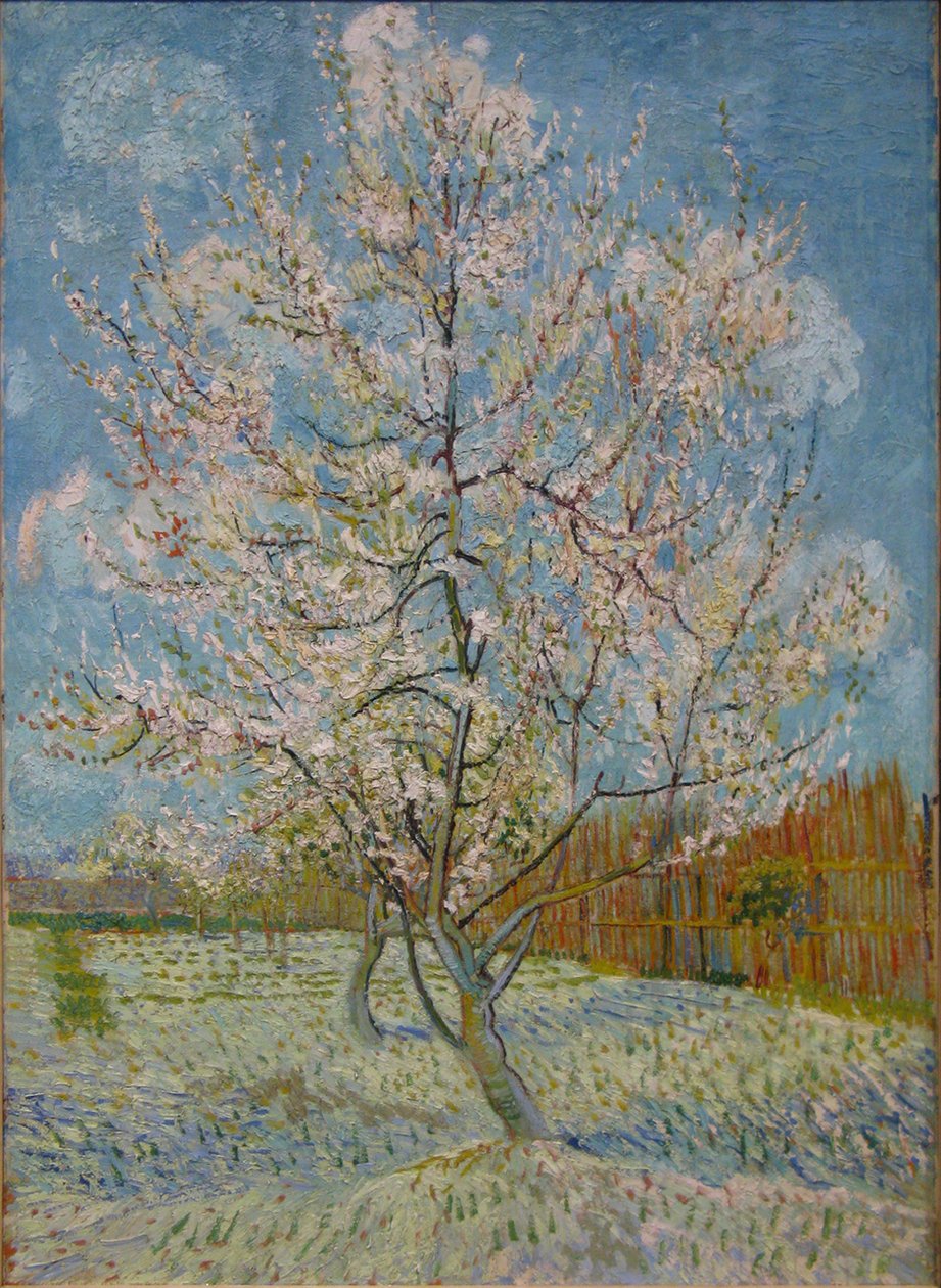 The Pink Peach Tree by Vincent van Gogh: Fine art print