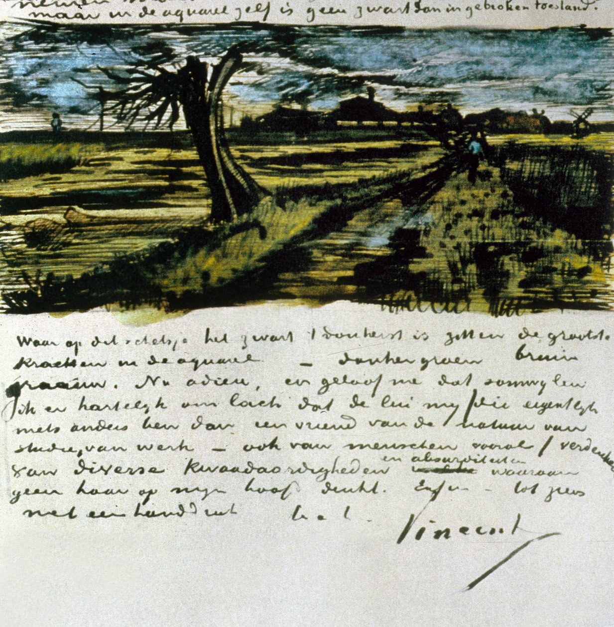 Letter 252 from Vincent van Gogh to Theo van Gogh: Pollard Willow