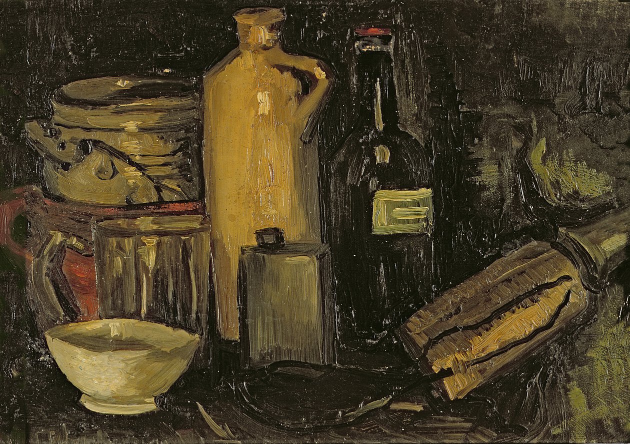 Still Life with Pots, Bottles and Flasks, c.1886