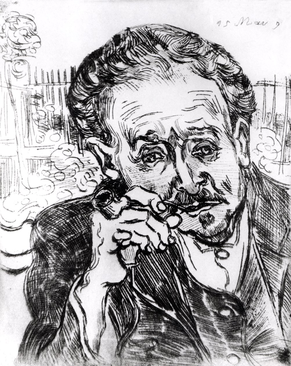 The Man with the Pipe, Portrait of Doctor Paul Gachet, 15th March 1890