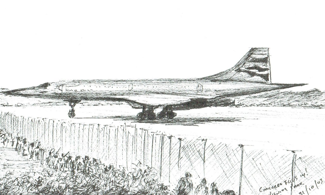 Concord's last landing by Vincent Alexander Booth