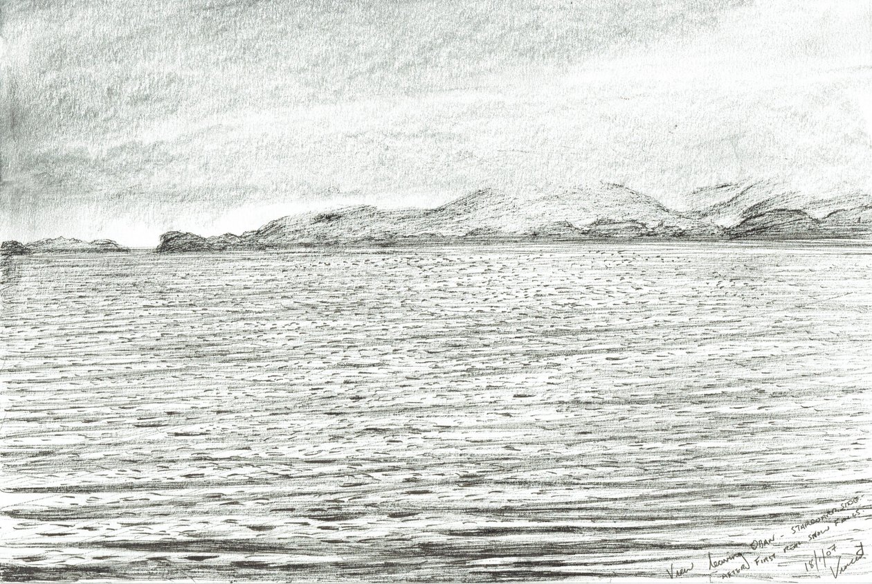 Leaving Oban by Vincent Alexander Booth: Fine art print