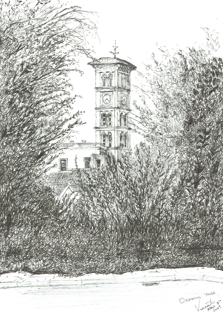 Osborne House by Vincent Alexander Booth: Fine art print