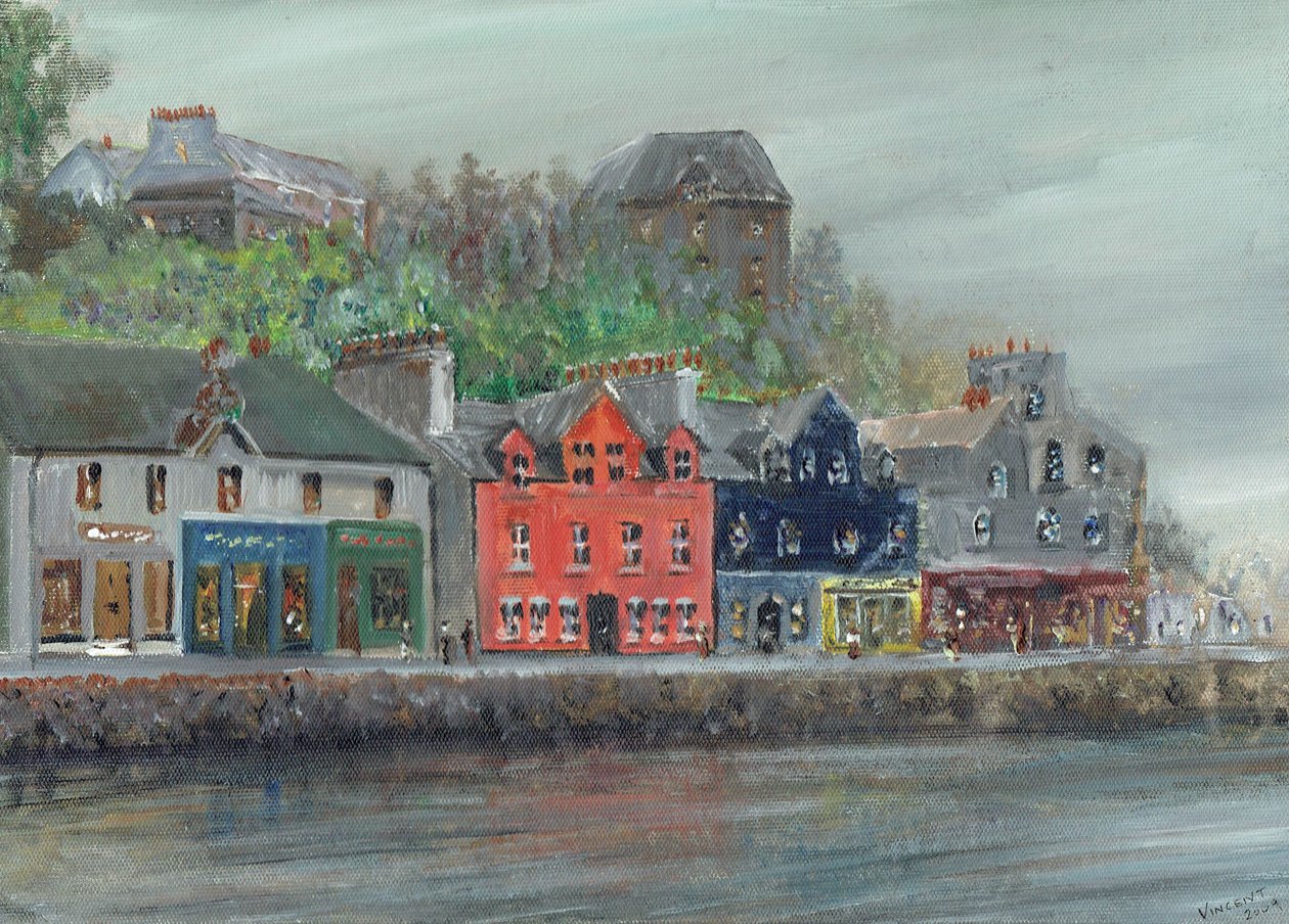 Tobermory in rain by Vincent Alexander Booth