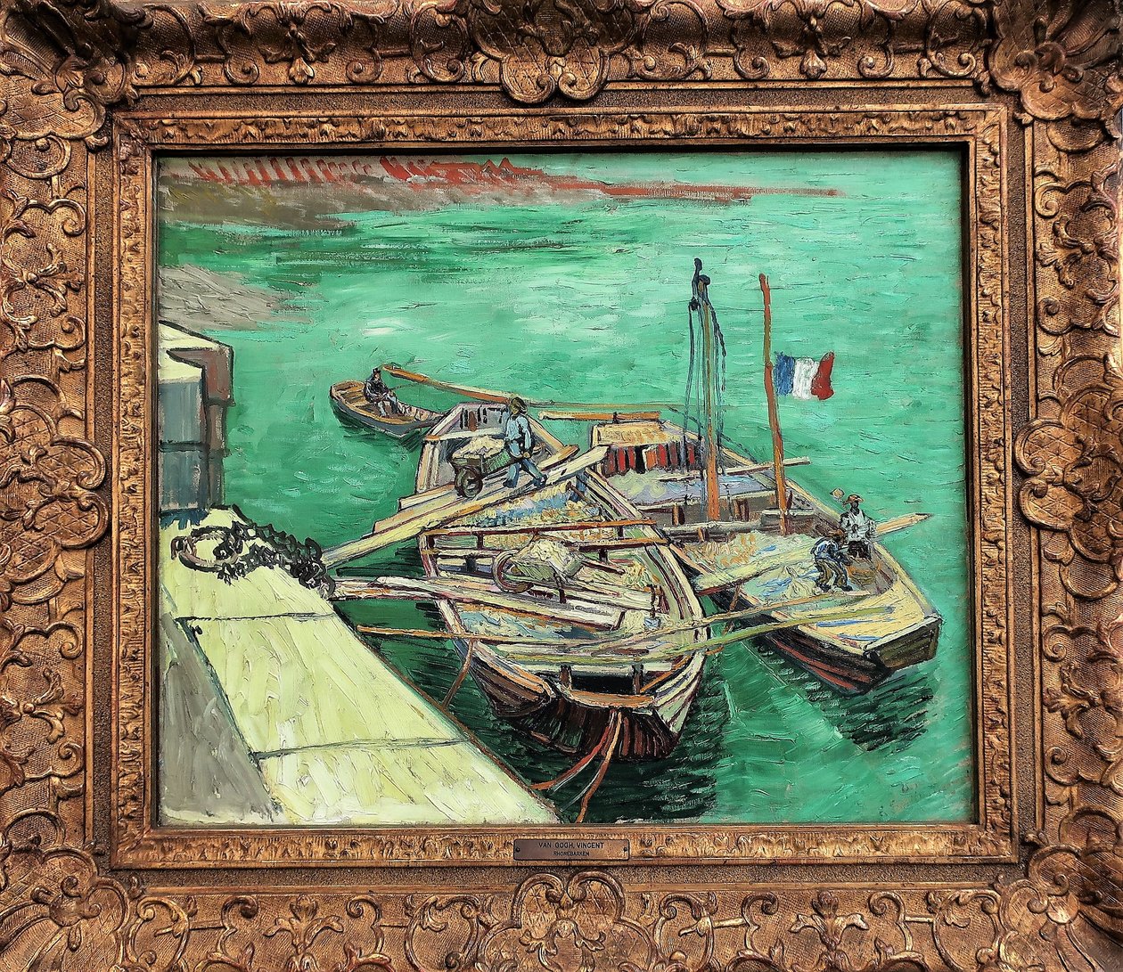 Rhone Boats by Vincent van Gogh: Buy fine art print