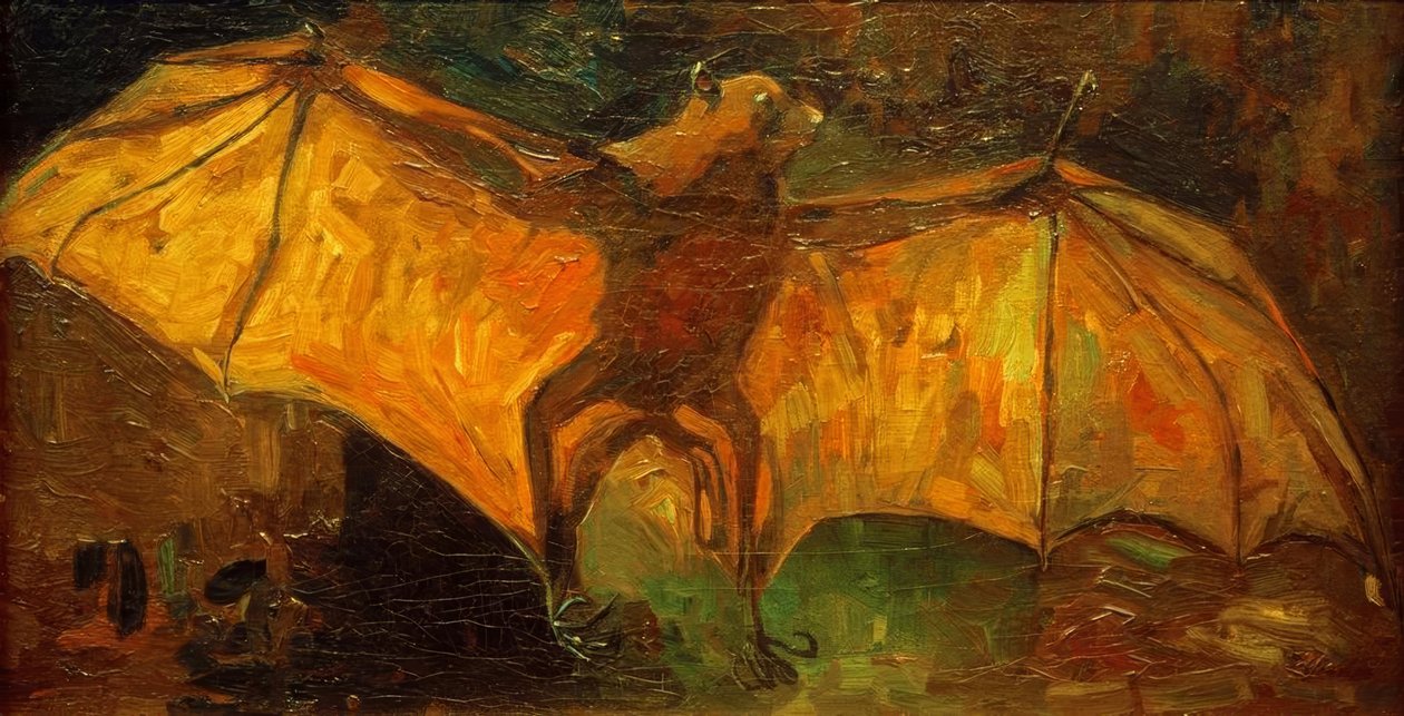 Flying Fox (Kalong) by Vincent van Gogh: Fine art print