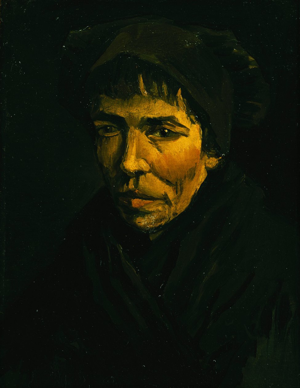 Head of a Peasant, 1885 by Vincent van Gogh: Fine art print