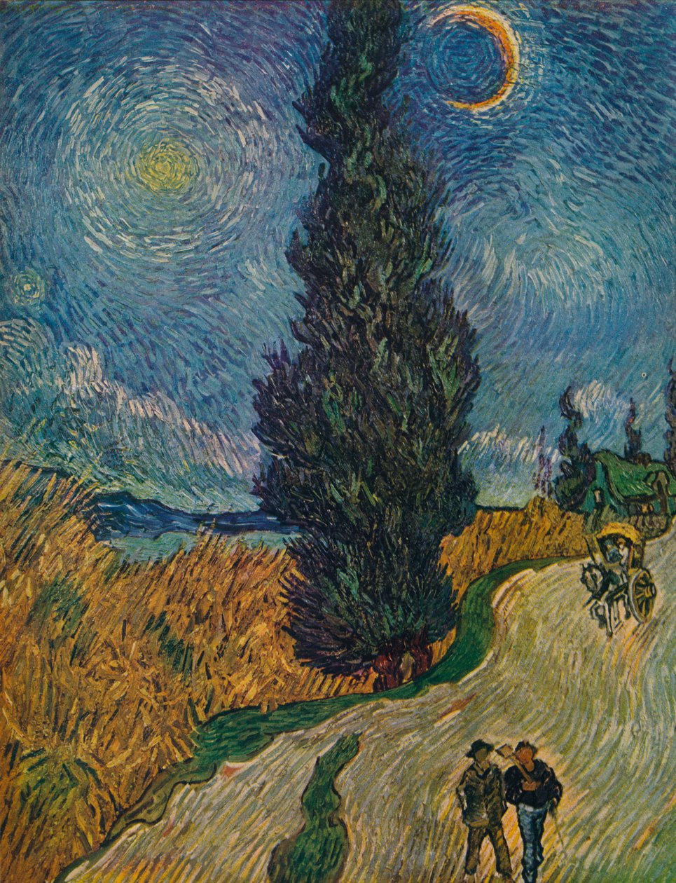 The Cypress Road by Vincent van Gogh: Buy fine art print