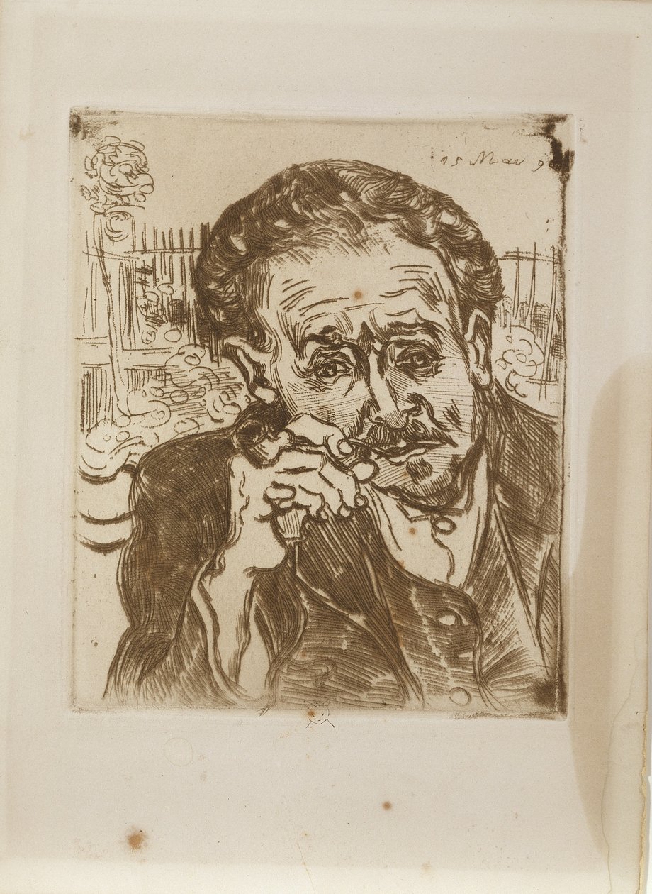 Van Gogh Portrait Of Dr. Gachet Portrait Of Doctor Gachet By Van Gogh