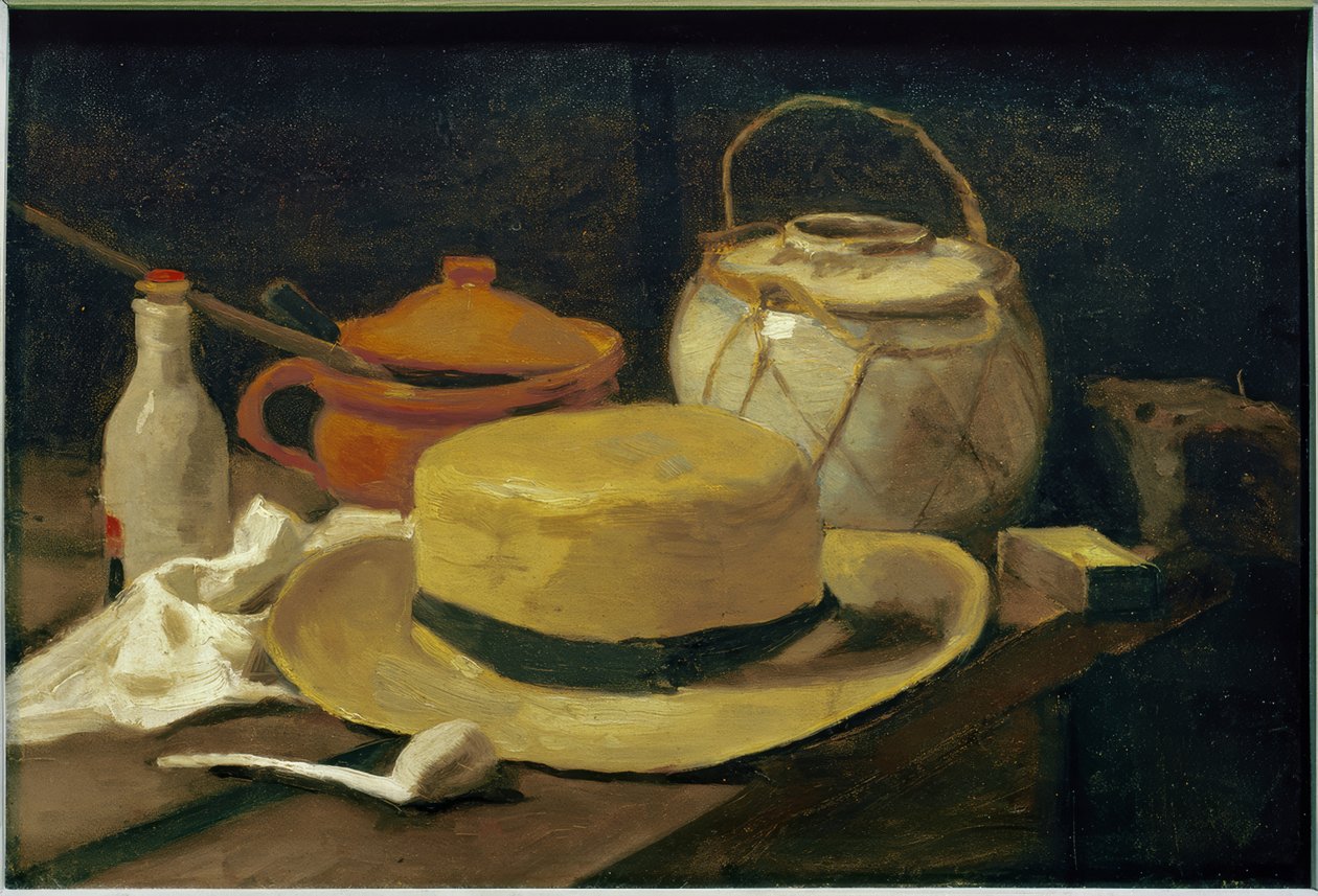 Still Life with Yellow Straw Hat by Vincent van Gogh
