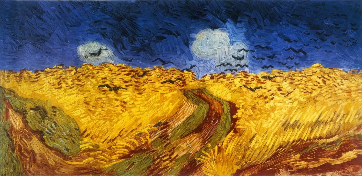 Wheatfield with Crows by Vincent van Gogh: Fine art print