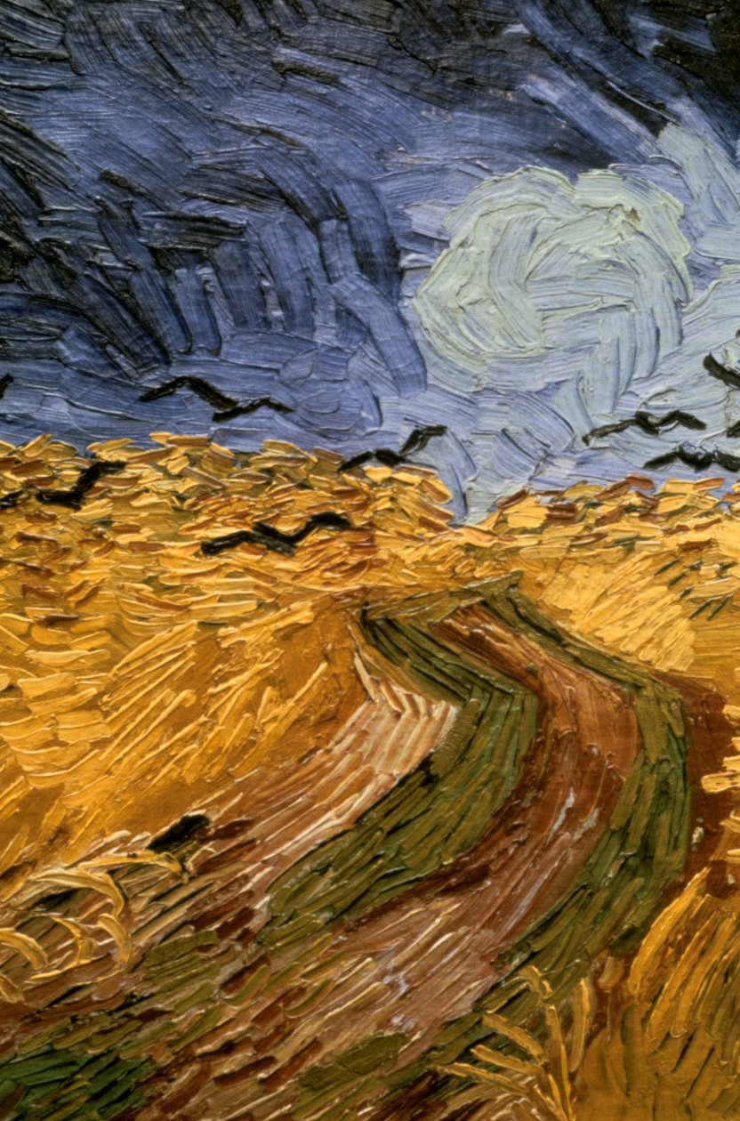 Wheatfield with Crows (detail), 1890 by Vincent van Gogh