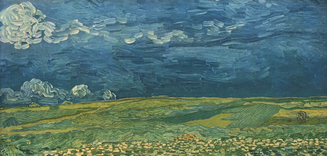 Wheatfields Under Thunderclouds, July 1890