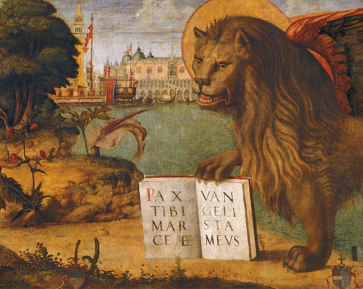 The Lion of St Mark by Vittore Carpaccio: Fine art print