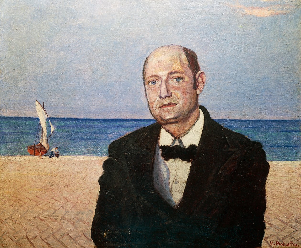 Portrait of Umberto Saba by Vittorio Bolaffio