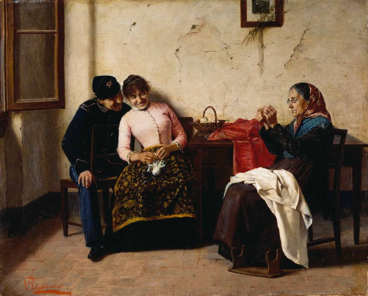 The Suitor by Vittorio Reggianini: Buy fine art print