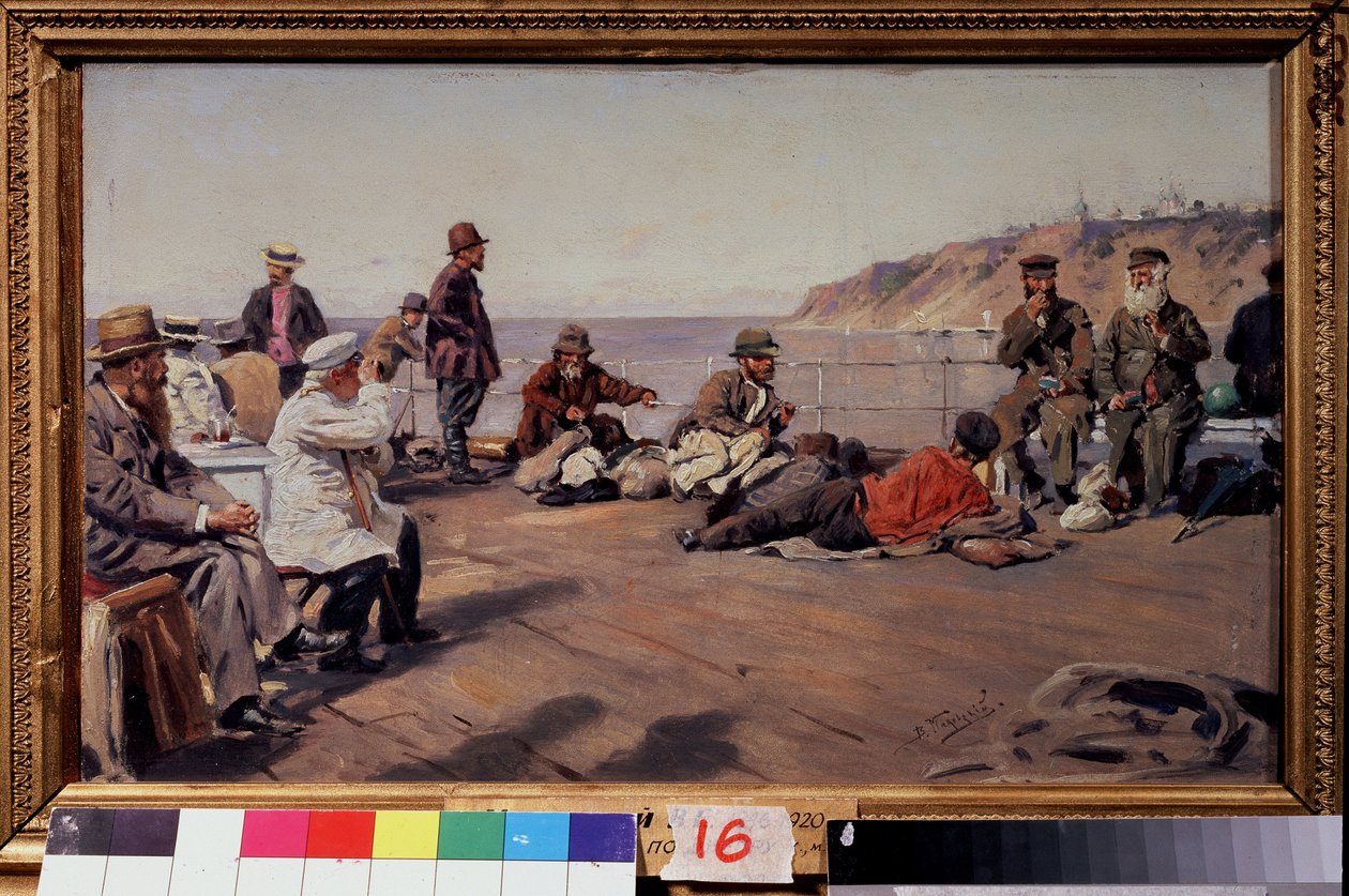 On the Deck by Vladimir Egorovic Makovsky: Fine art print