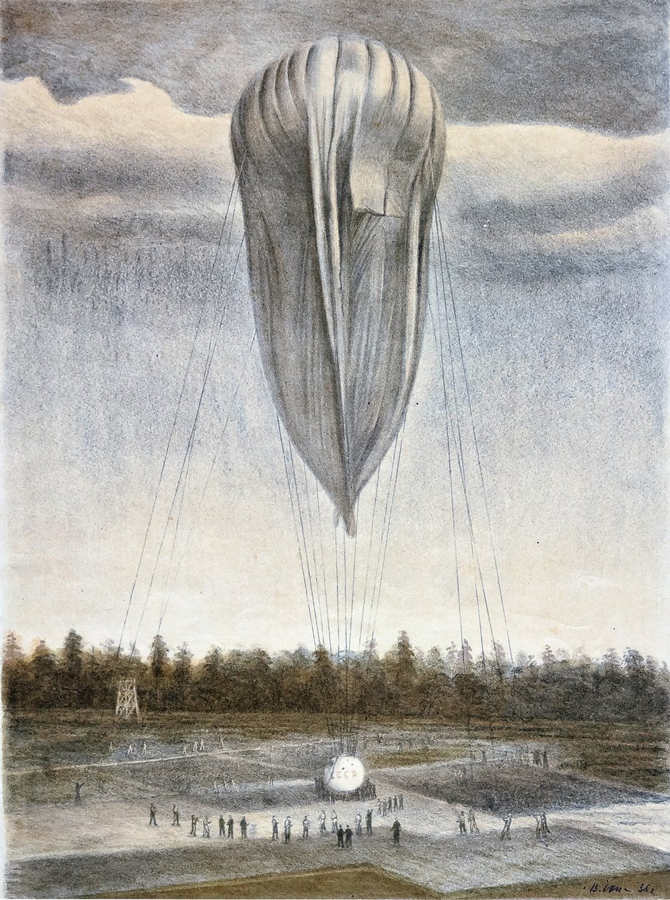 The Stratosphere Balloon, 1935 by Vladimir Grigoryevich Yung