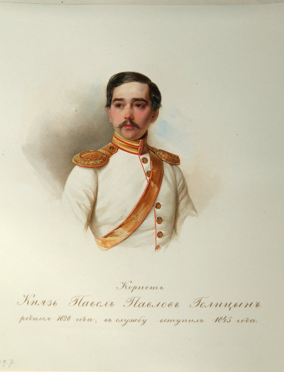 Portrait of Count Pavel Pavlovich Golitsyn (From the Album of the ...