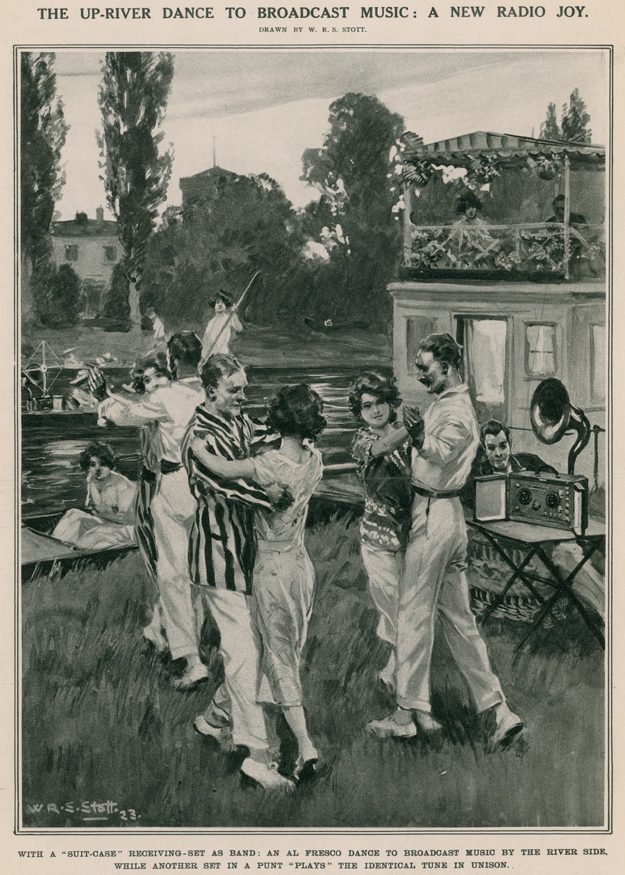 The Up-River Dance to Broadcast Music: A new radio joy