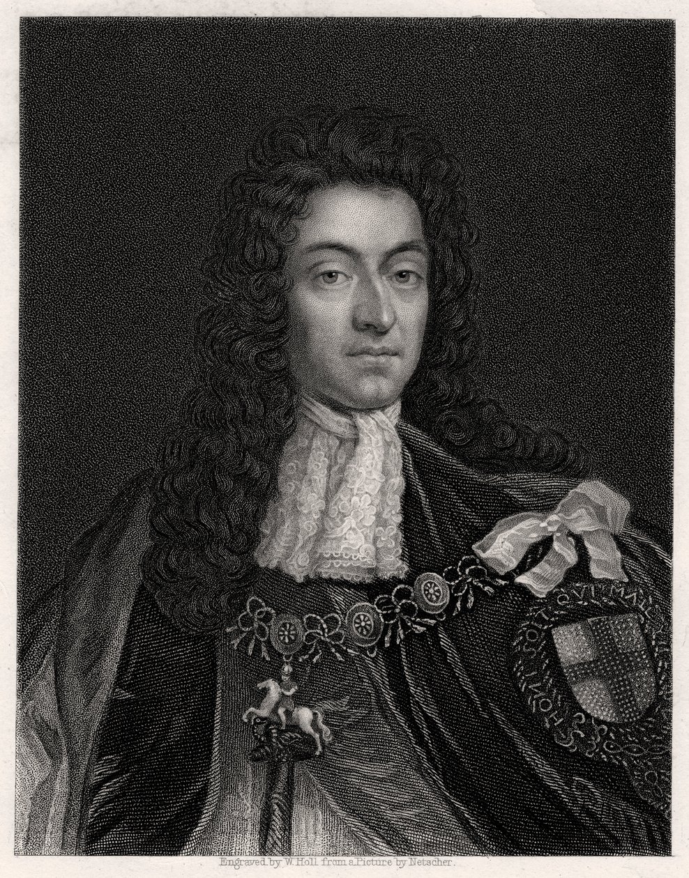 King William III by W. Holl: Premium art reproduction