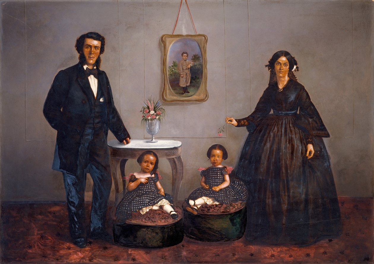 Family Portrait, ca. 1855 by W. Penny: Buy fine art print