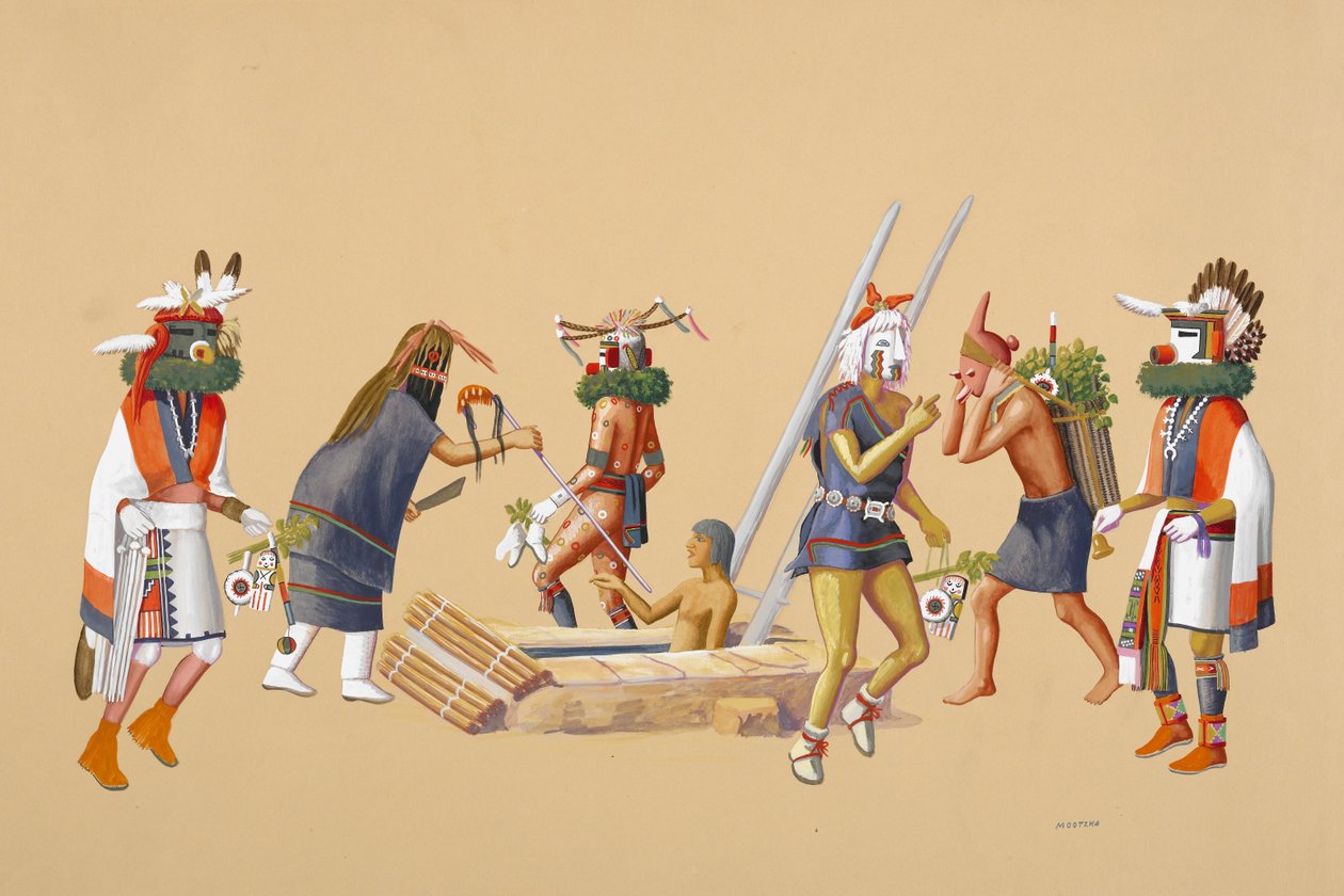 Powamu Ceremony by Waldo Mootzka: Buy fine art print