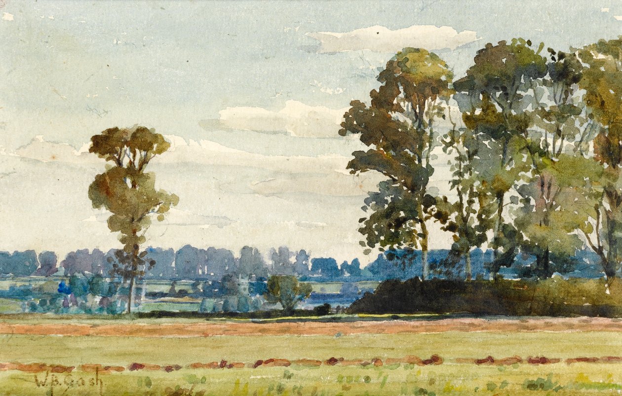 Landscape with Elm Trees by Walter Bonner Gash