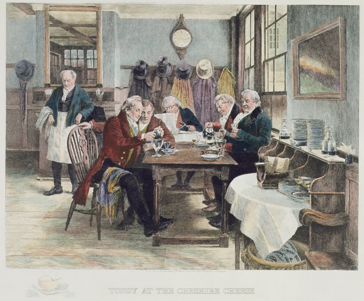 Toddy at the Cheshire Cheese by Walter Dendy Sadler