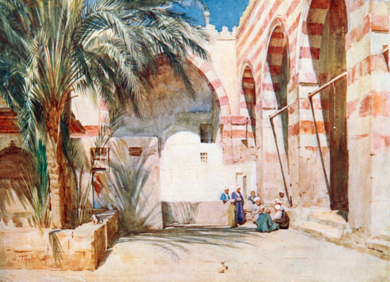 Court in the Mosque of Ibrahim Aga, Cairo