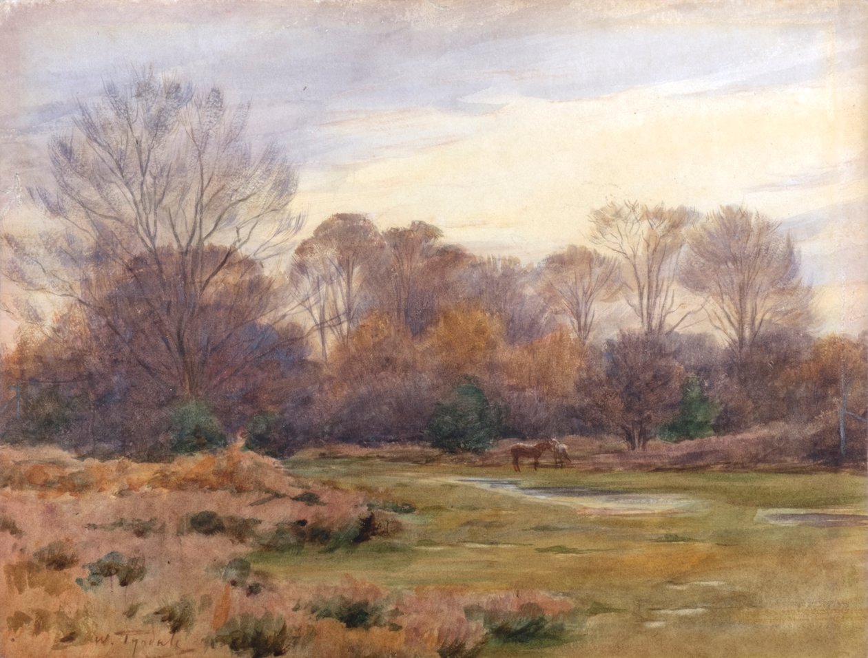 On the Christchurch Road by Walter Frederick Roofe Tyndale